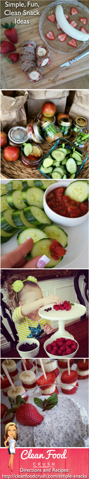 Simple, Fun, Clean Snack Ideas. Perfect for weekends, after-school ...