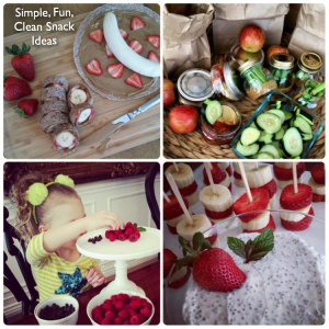 Simple, Fun, Clean Snack Ideas. Perfect for weekends, after-school ...