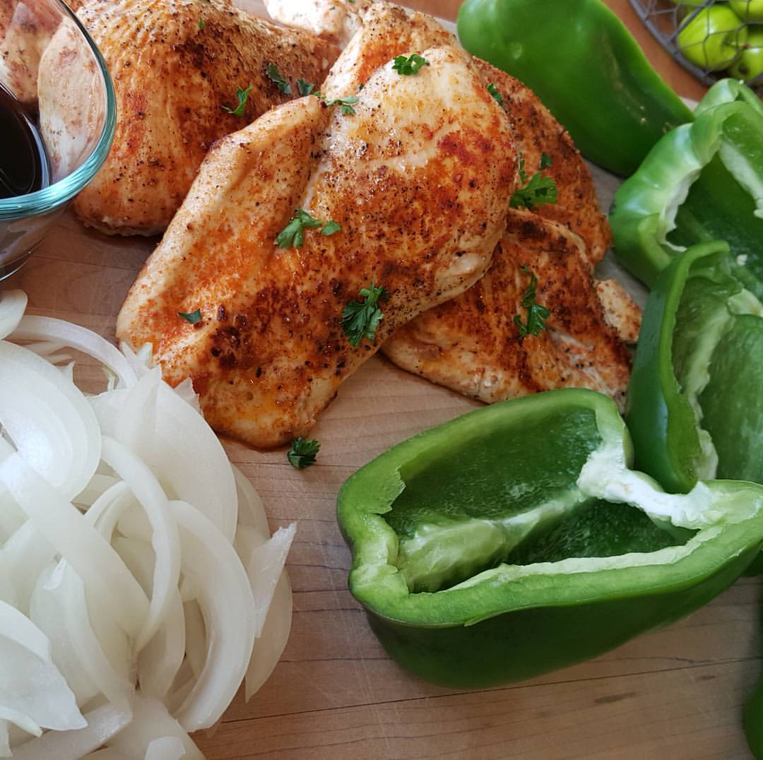 Philly Chicken Stuffed Peppers | Clean Food Crush