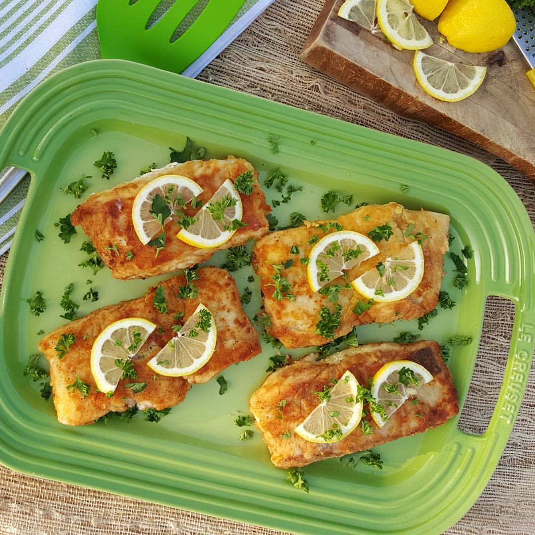 Grainless Crispy Halibut Fillets | Clean Food Crush