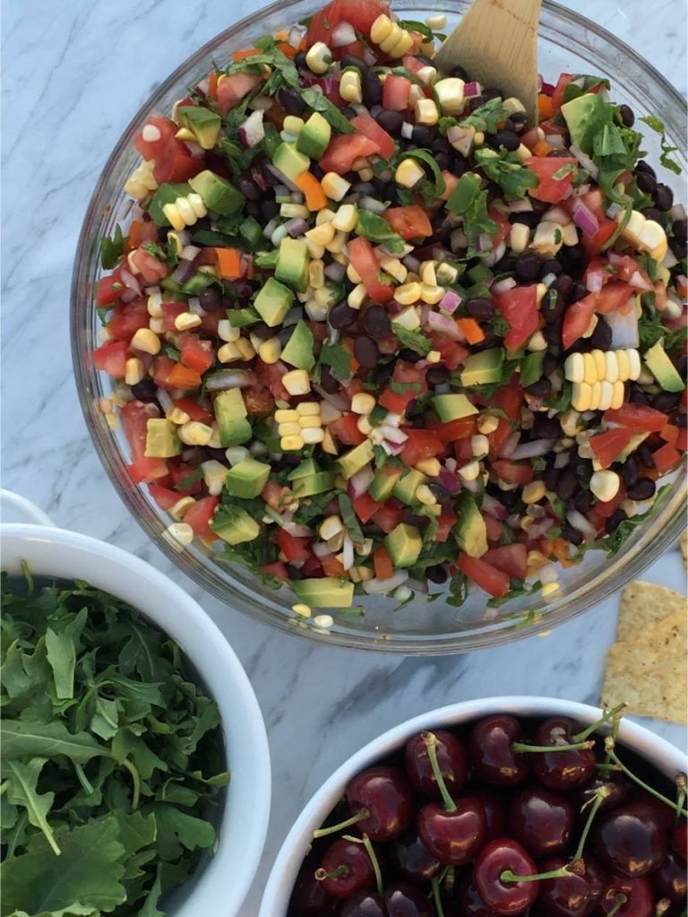 The Famous Black Bean Summer Salsa | Clean Food Crush