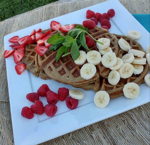 Grain-free Banana Almond Waffles | Clean Food Crush