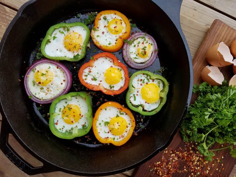 Eggs in Rings | Clean Food Crush