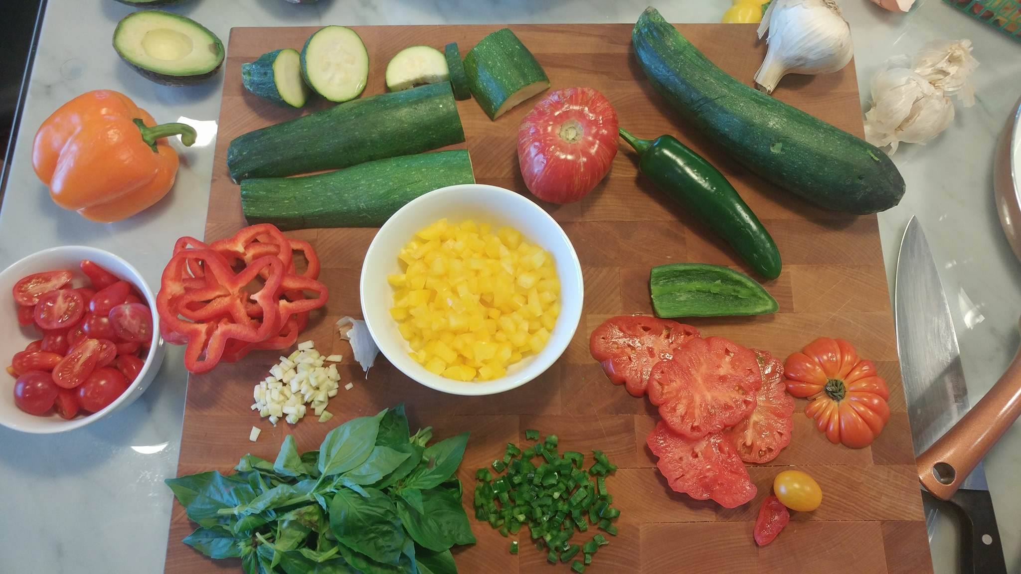 Simple Garden Vegetable Frittata | Clean Food Crush