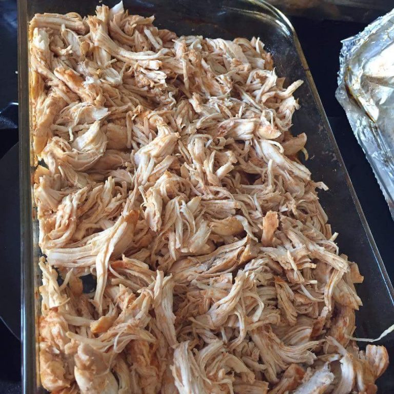 Tangy Pulled Chicken for Sunday Meal Prep | Clean Food Crush