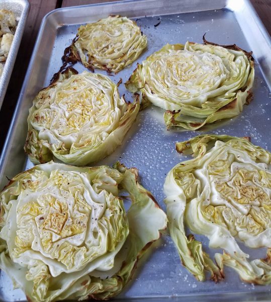 Roasted Green Cabbage Wedges | Clean Food Crush