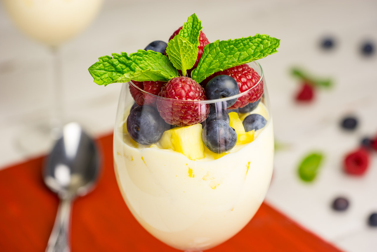 Try this Super Healthy Berries & Pineapple Yogurt Parfait! | Clean Food ...