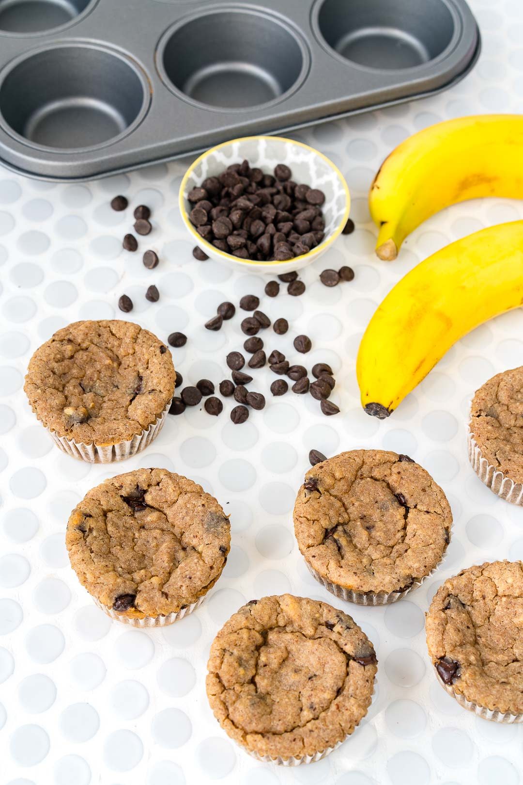 Yummy Flourless Banana Chocolate Chip Muffins in 5 Simple Steps ...