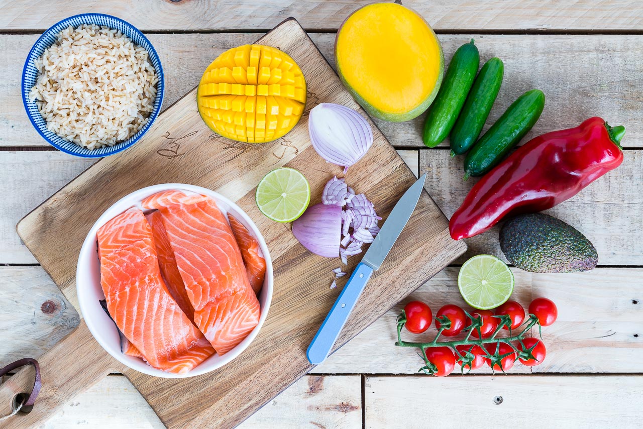 This Grilled Lime Salmon + Avo-Mango Salsa is Mouthwatering & Fast ...