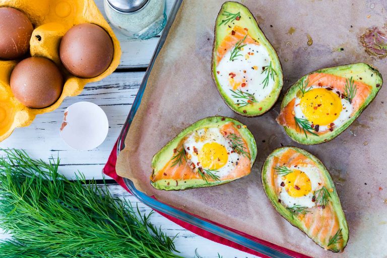 Salmon Egg Baked Avocados For Balanced Hormones And Glowing Skin