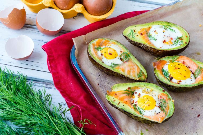 Salmon Egg Baked Avocados For Balanced Hormones And Glowing Skin