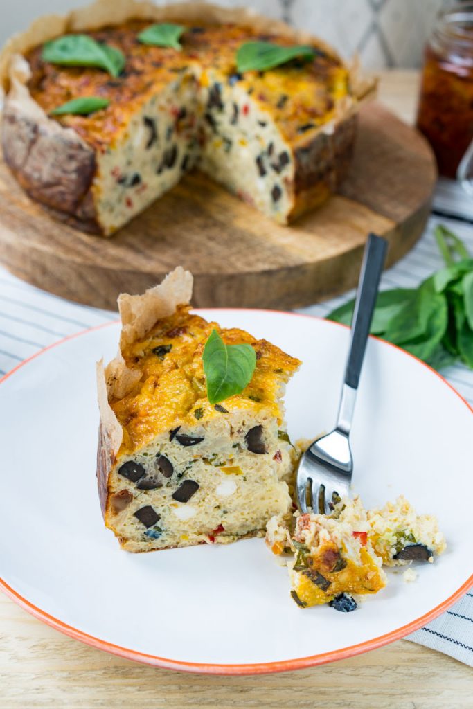This Mediterranean Cauliflower Rice Quiche is an EPIC Brunch Idea ...