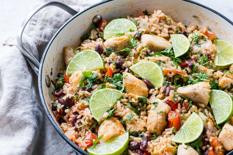 Everyone Loves this Skillet Cilantro-Lime Chicken + Rice! | Clean Food ...