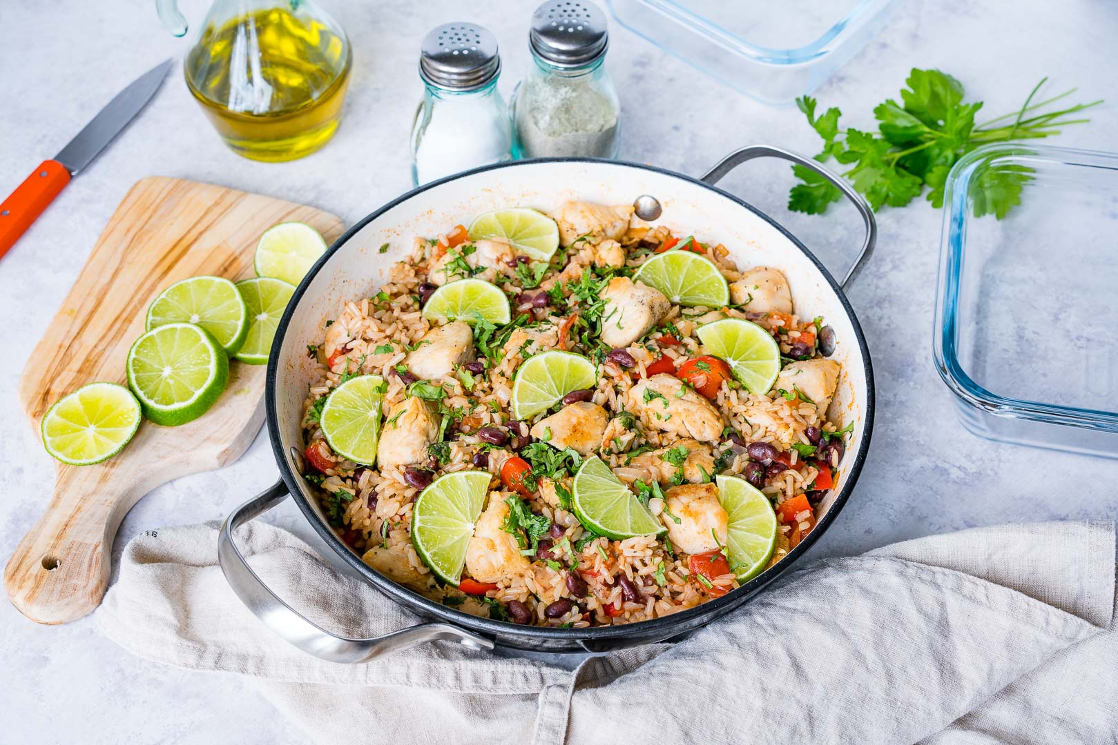 Everyone Loves this Skillet Cilantro-Lime Chicken + Rice! | Clean Food ...