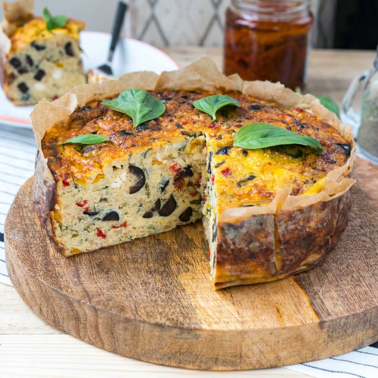 This Mediterranean Cauliflower Rice Quiche is an EPIC Brunch Idea ...