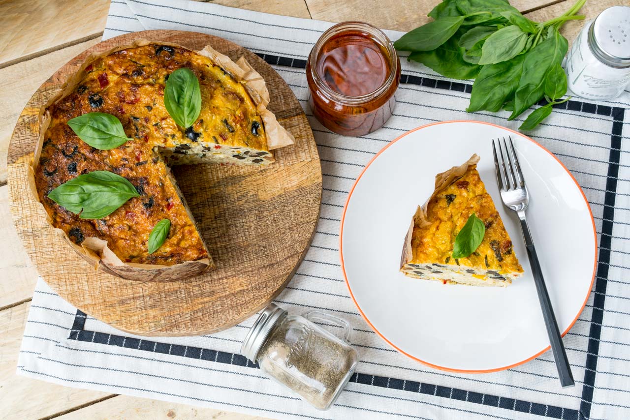 This Mediterranean Cauliflower Rice Quiche is an EPIC Brunch Idea ...