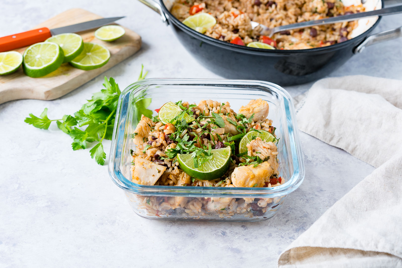Everyone Loves this Skillet Cilantro-Lime Chicken + Rice! | Clean Food ...