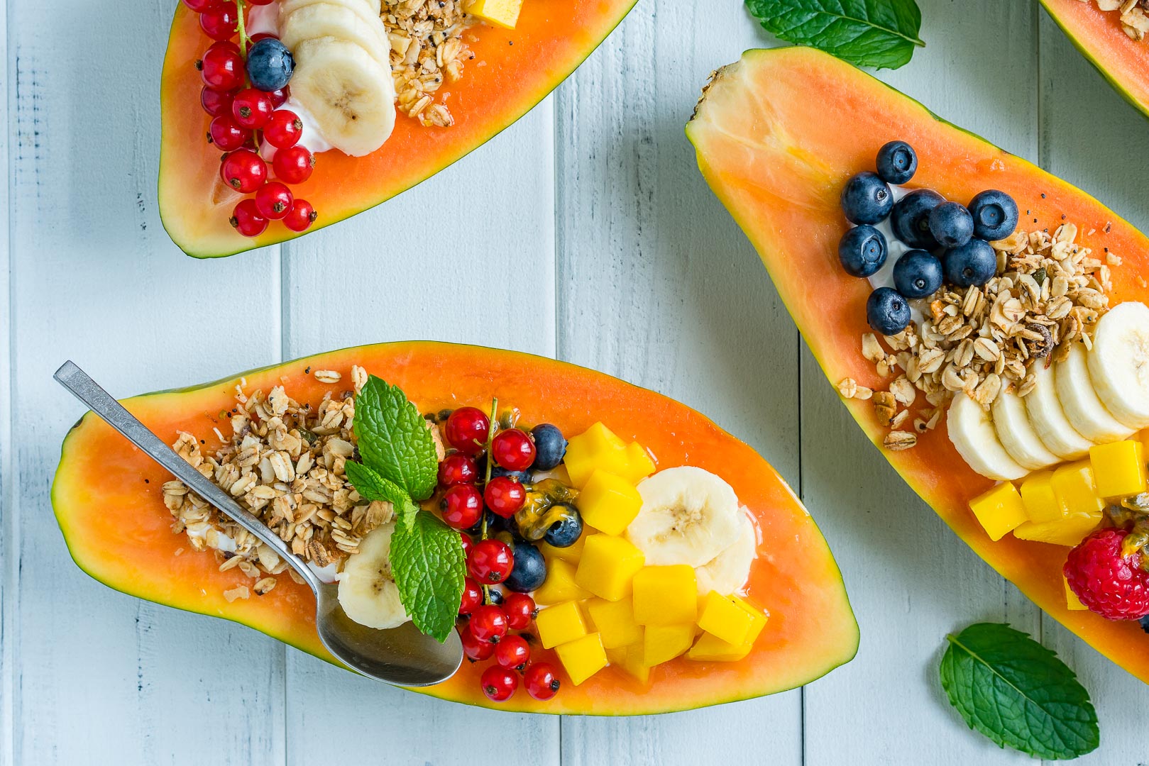 Start Your Morning with these Breakfast Papaya Boats! | Clean Food Crush
