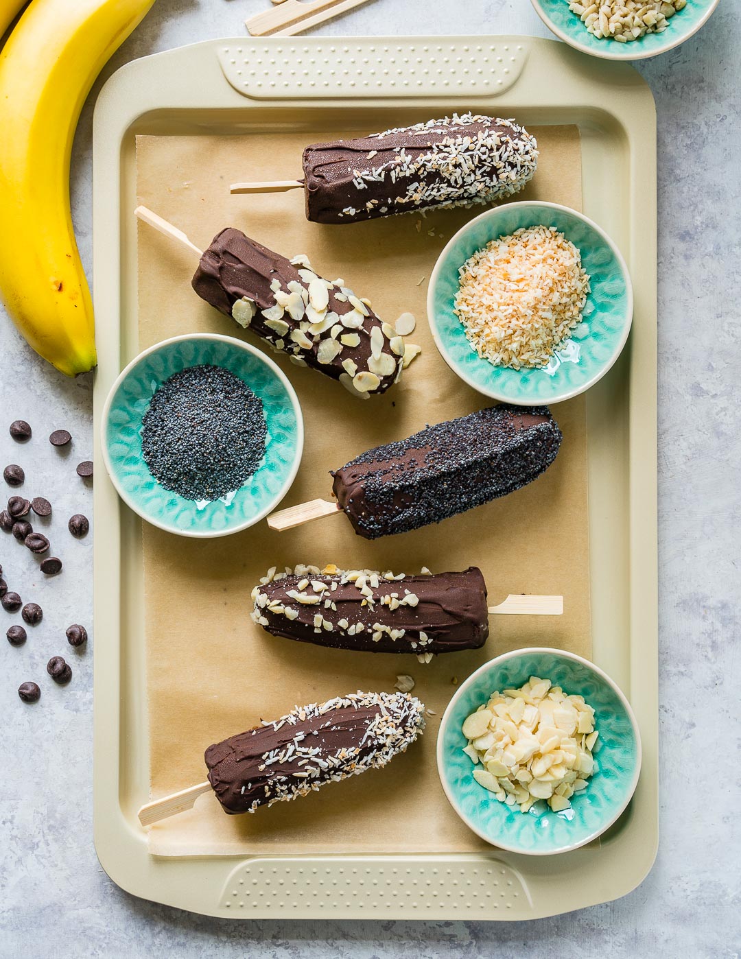 Frozen Banana Pops are Creative and Fun to Make! | Clean Food Crush