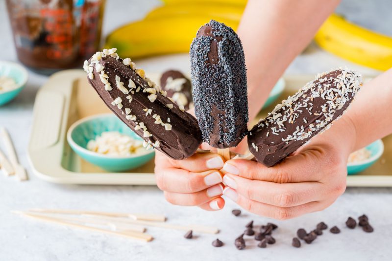 Frozen Banana Pops are Creative and Fun to Make! | Clean Food Crush
