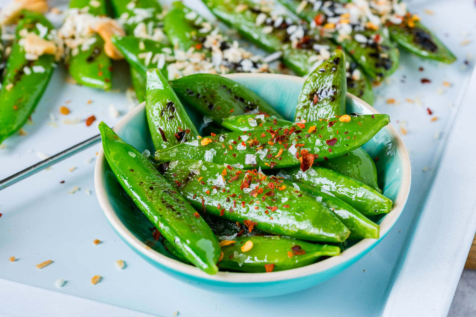 Grilled Peas with Toasted Coconut + Cashews are a NEW Weekend Grill ...