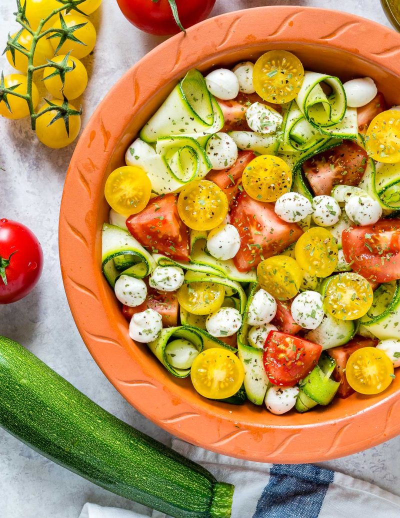 Fresh Summertime Zucchini Caprese is Perfect for Your Clean Eating ...