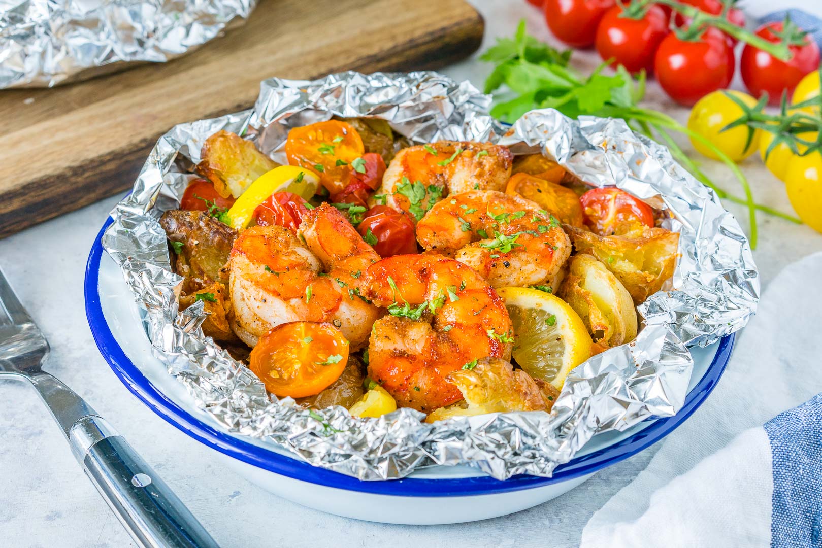 Honey Garlic Shrimp Packets are an Easy & Clean Meal Prep Idea! | Clean ...