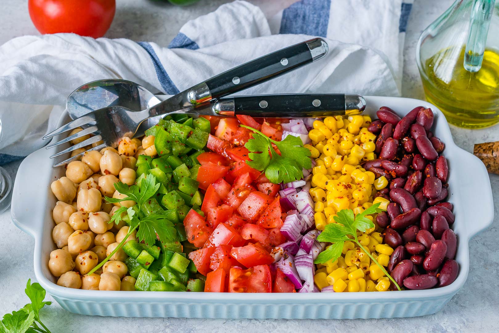 Lemony-Layered Bean Salad Makes a Great Clean Eating Party Dish ...