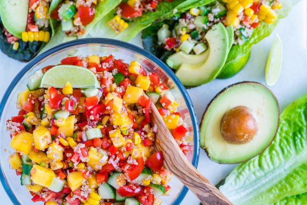 These Creative Quinoa Salsa Lettuce Boats Will Make You Happy! | Clean ...