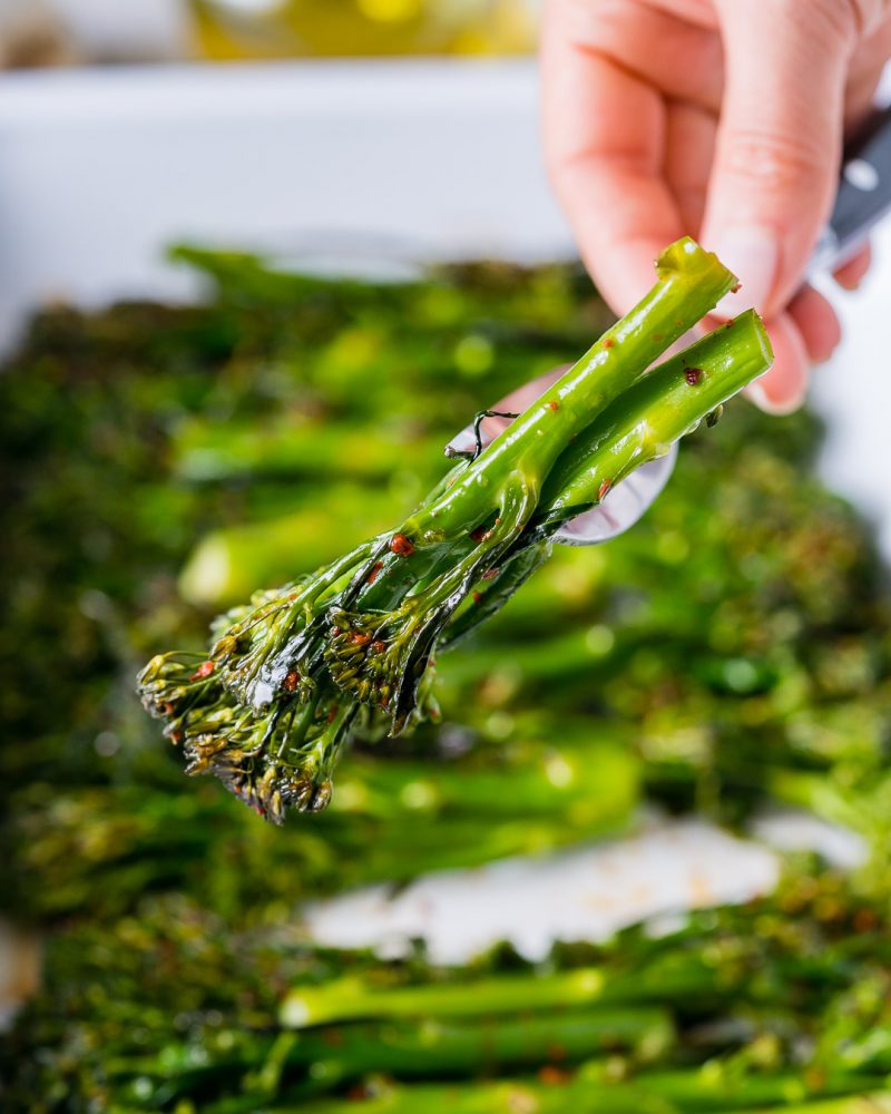 This Tangy-Honey Roasted Broccolini is a Winning Side Dish! | Clean ...