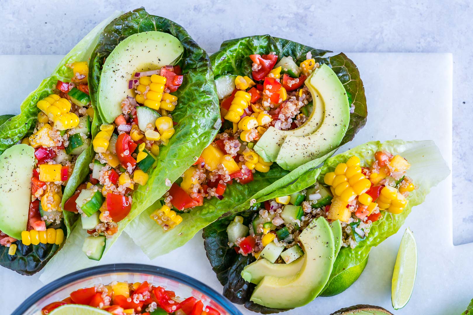 These Creative Quinoa Salsa Lettuce Boats Will Make You Happy! | Clean ...