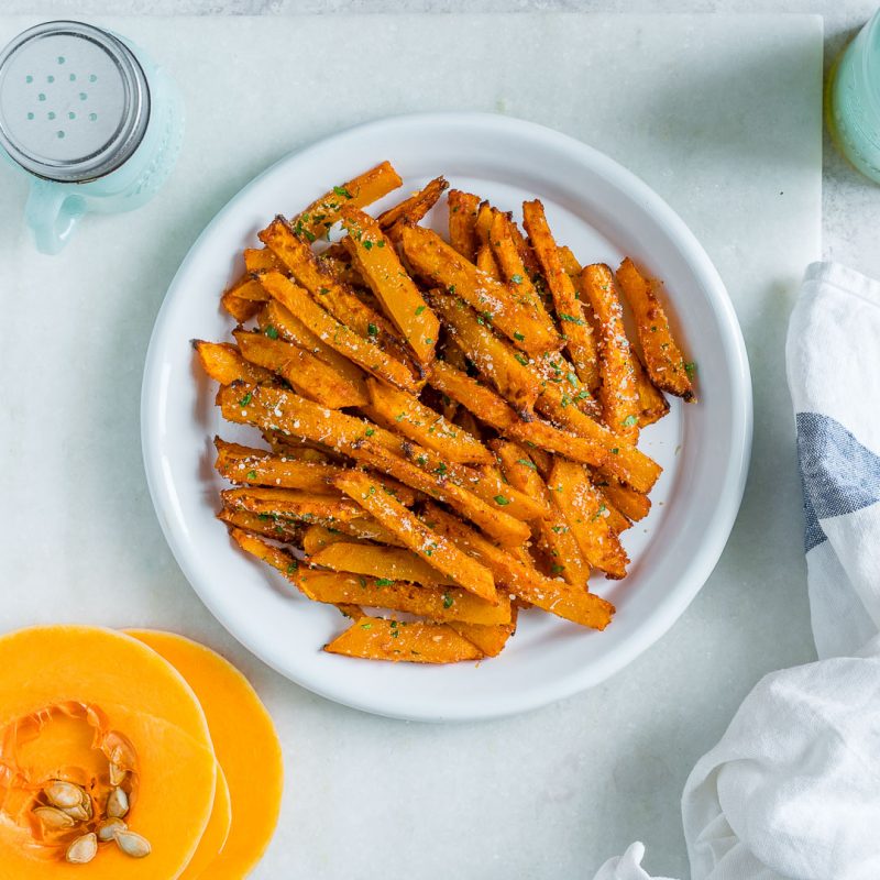 Baked Parmesan Butternut Squash Fries are Your Healthy Carb Solution ...
