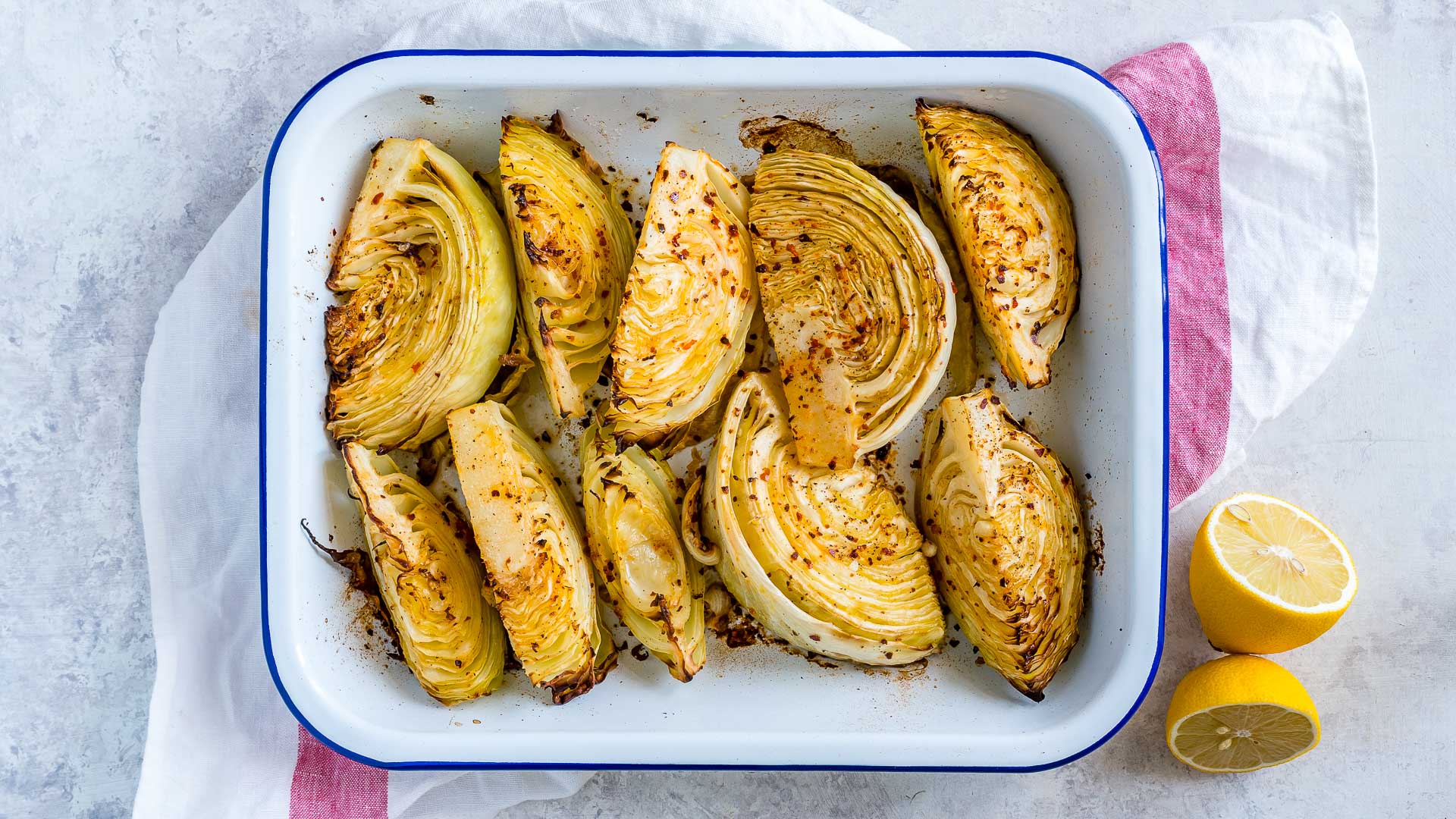 Lemon Roasted Green Cabbage is a Clean Eating Side Dish You’ll LOVE ...