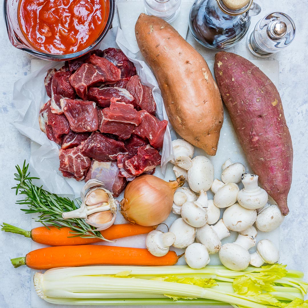 Eat Clean: Crockpot Beef + Sweet Potato Stew! | Clean Food Crush