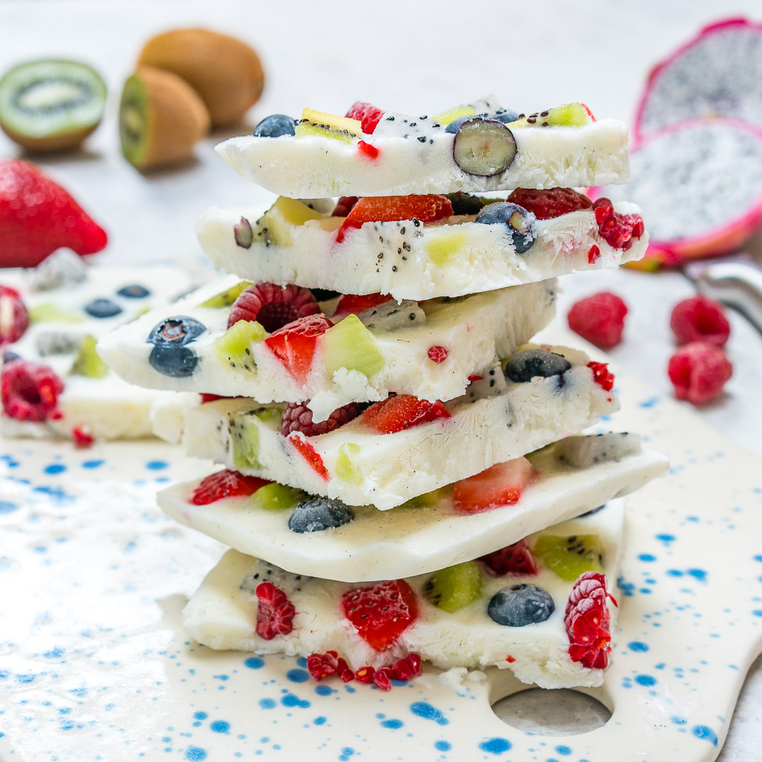 This Creative Fro-Yo Fruit Bark is an Awesome Clean Eating Treat ...