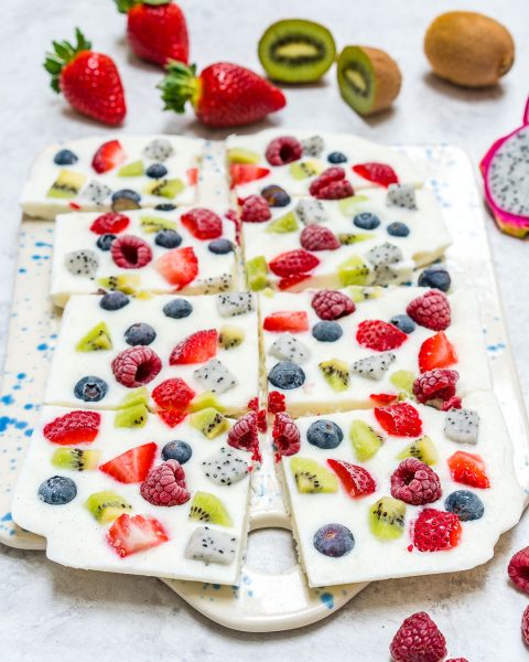 This Creative Fro-Yo Fruit Bark is an Awesome Clean Eating Treat ...