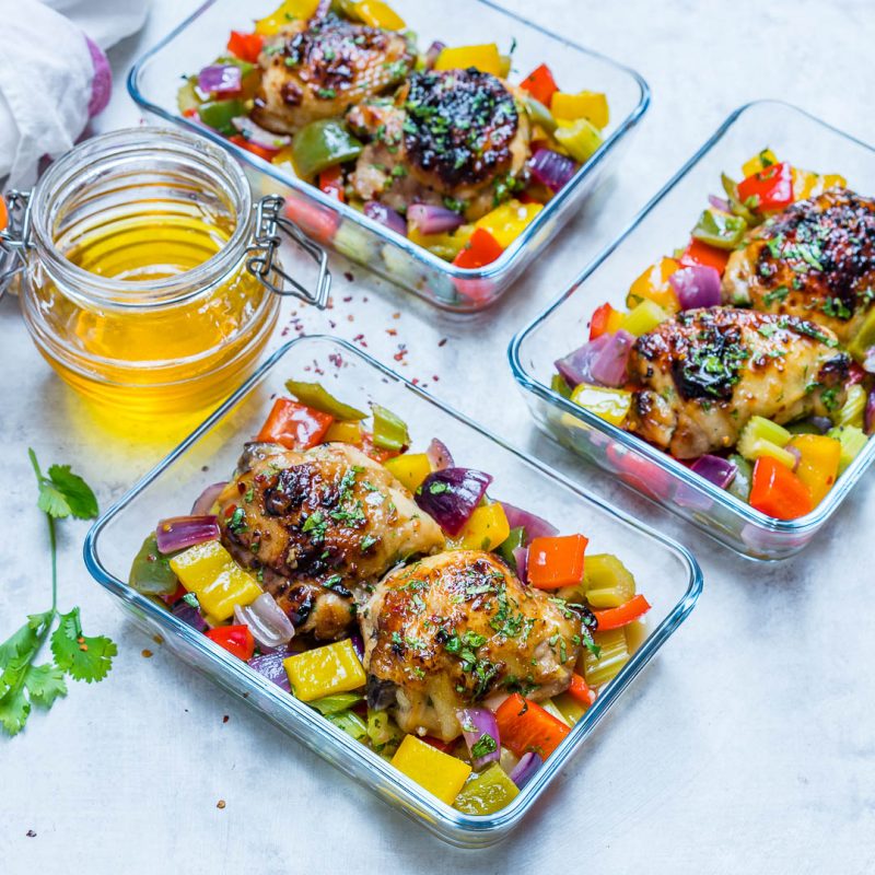 Honey Garlic Chicken Meal Prep Is Perfect For Clean Eating Clean Food Crush