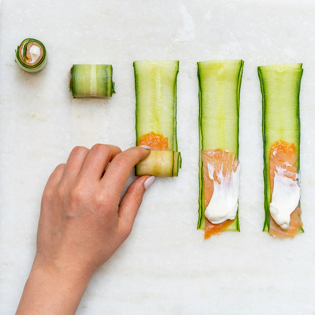 These Clean Eating Smoked Salmon Cucumber Rolls are Simple and Fun ...
