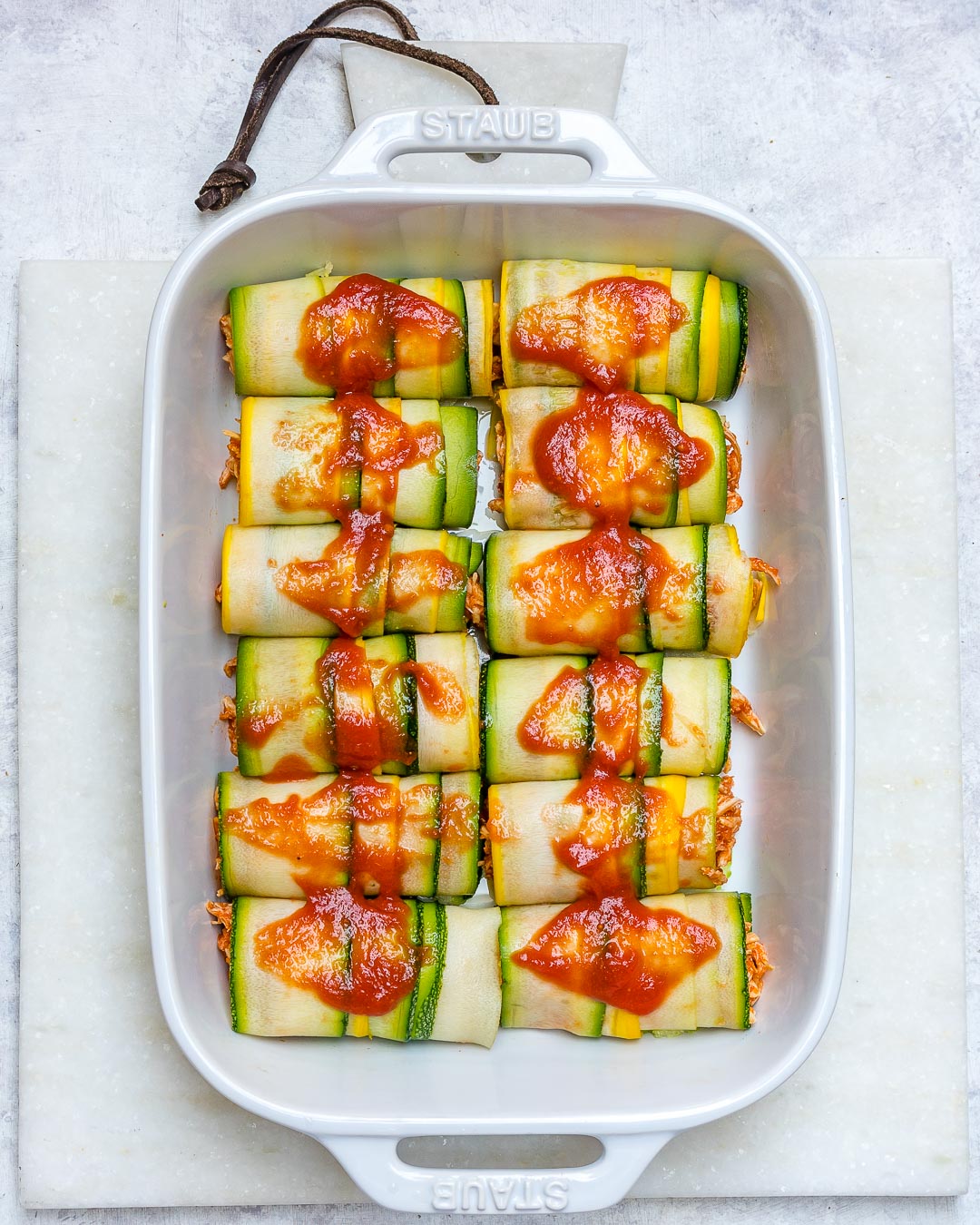 Clean Eating Zucchini Chicken Enchilada Roll-Ups are Heaven! | Clean ...