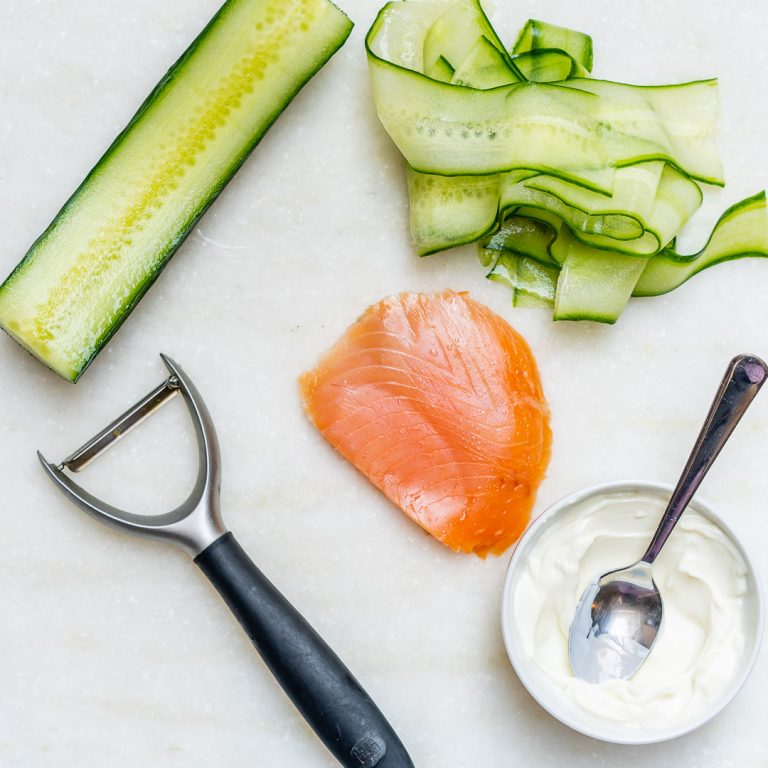 These Clean Eating Smoked Salmon Cucumber Rolls are Simple and Fun ...