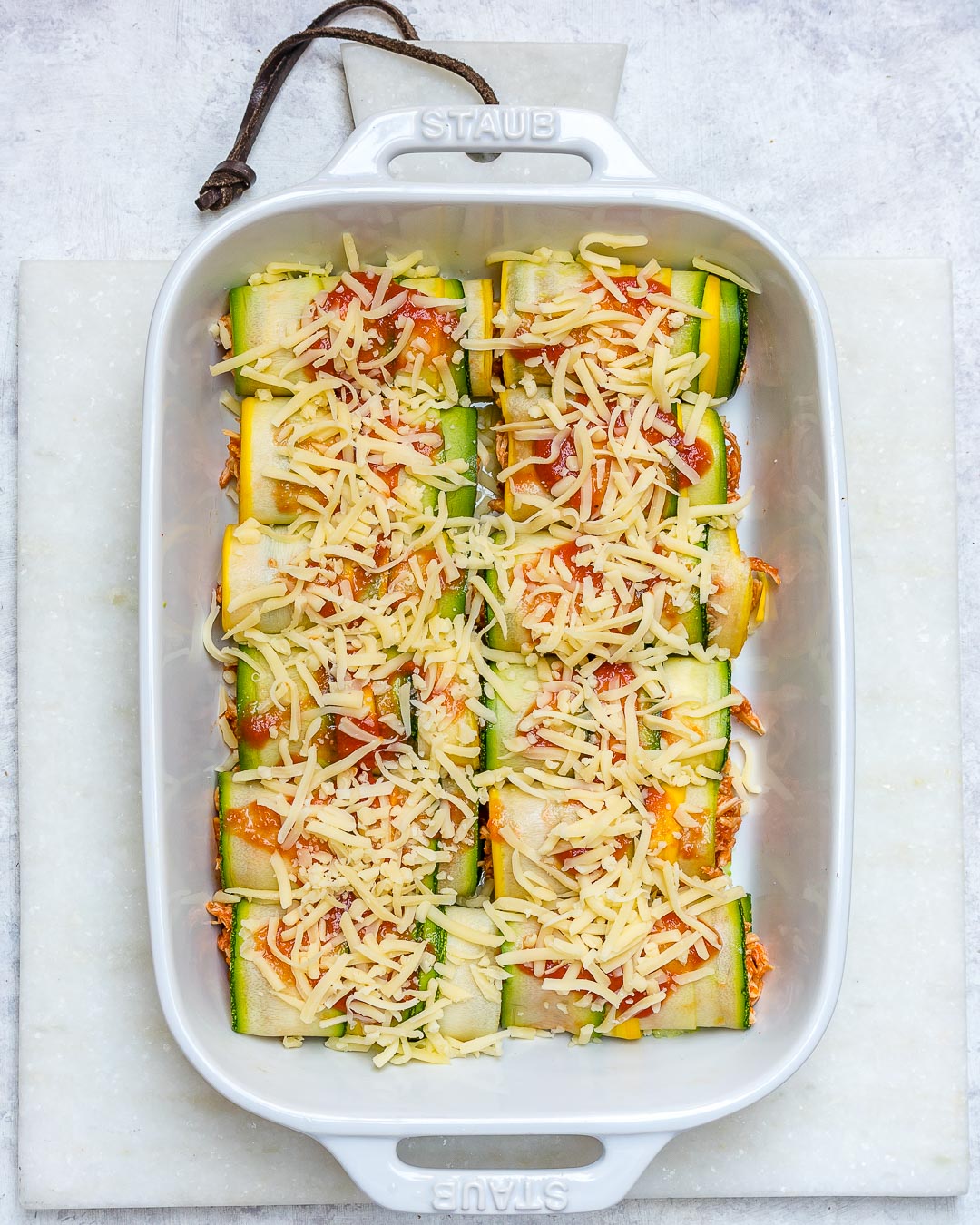 Clean Eating Zucchini Chicken Enchilada Roll-Ups are Heaven! | Clean ...