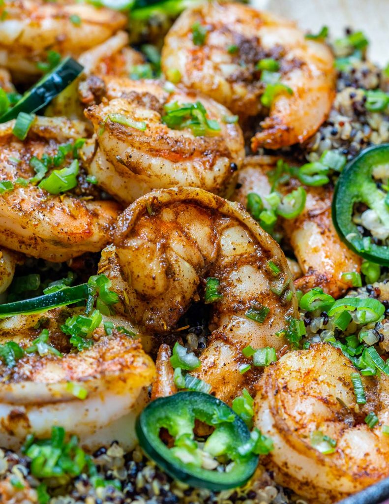 Spicy Cajun Shrimp + Quinoa Skillet for Clean Eating Dinner Ideas ...
