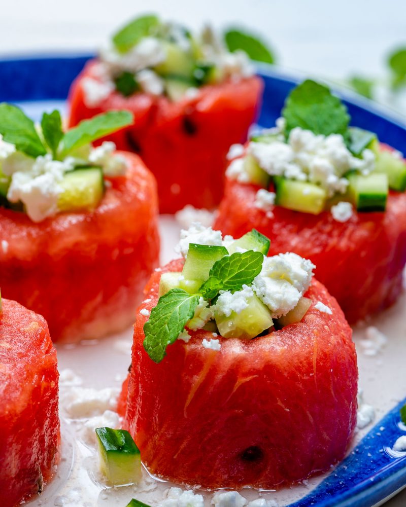 These Watermelon + Feta + Cucumber Cups are Summertime PERFECTION ...