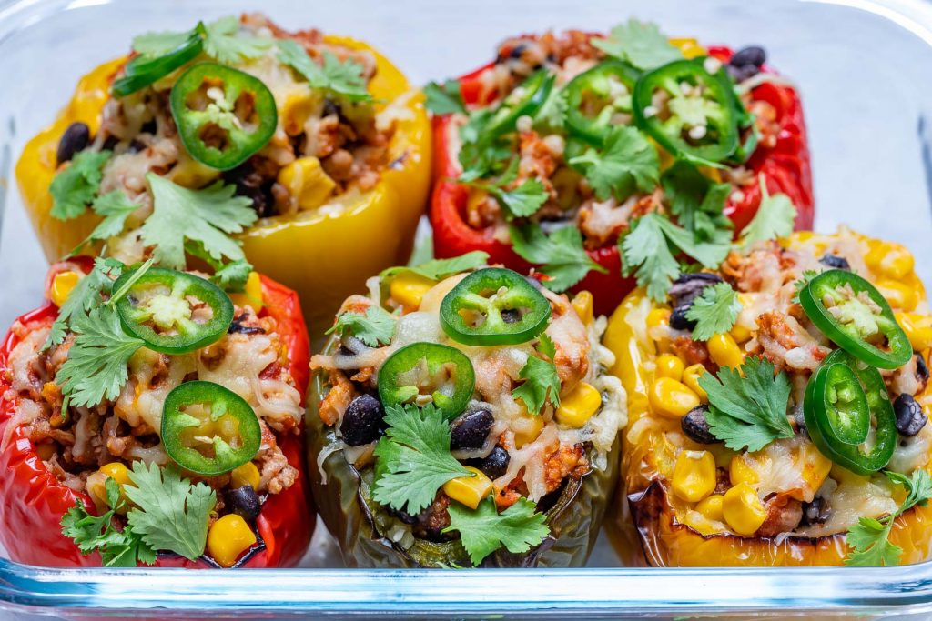 These Burrito Stuffed Peppers are Amazing for Clean Eating Food Prep ...