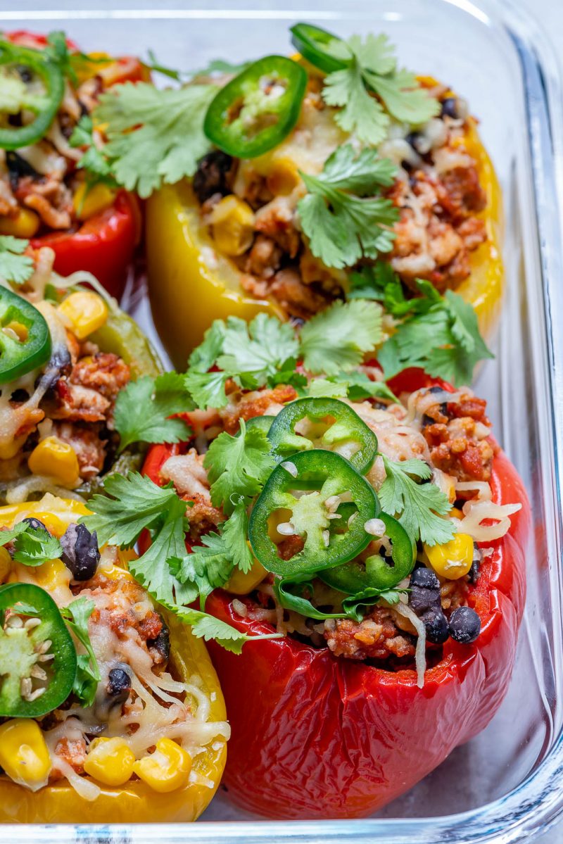 These Burrito Stuffed Peppers are Amazing for Clean Eating Food Prep ...