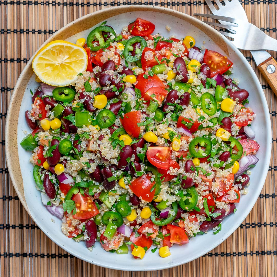 Quinoa Red Bean Veggie Salsa is Super Flavourful and Clean Eating ...