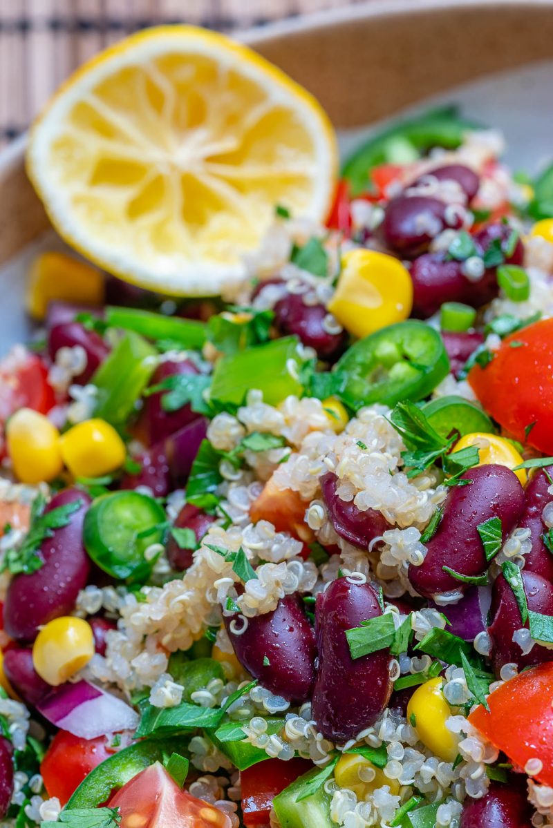 Quinoa Red Bean Veggie Salsa is Super Flavourful and Clean Eating ...