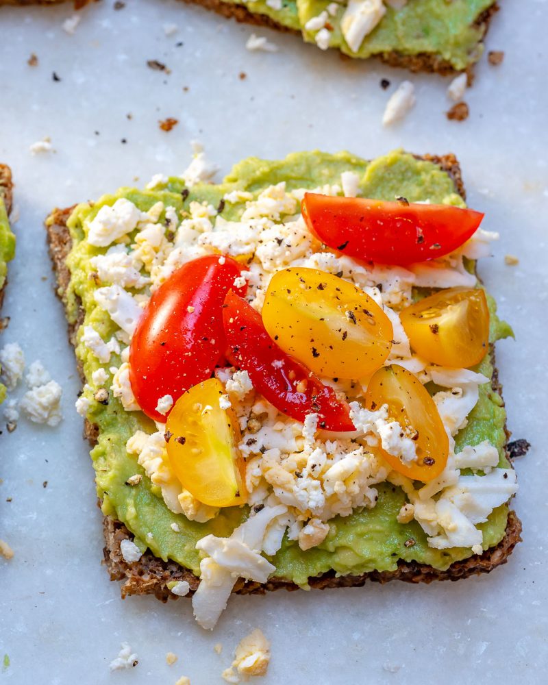 Grated Egg + Avocado Toast for the Perfect Quick & Clean Protein Snack ...