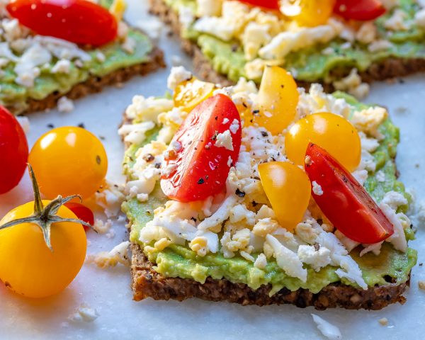 Grated Egg + Avocado Toast for the Perfect Quick & Clean Protein Snack ...