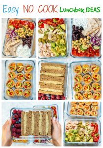 No-Cook Clean Eating Lunch Boxes 4 Creative Ways! | Clean Food Crush